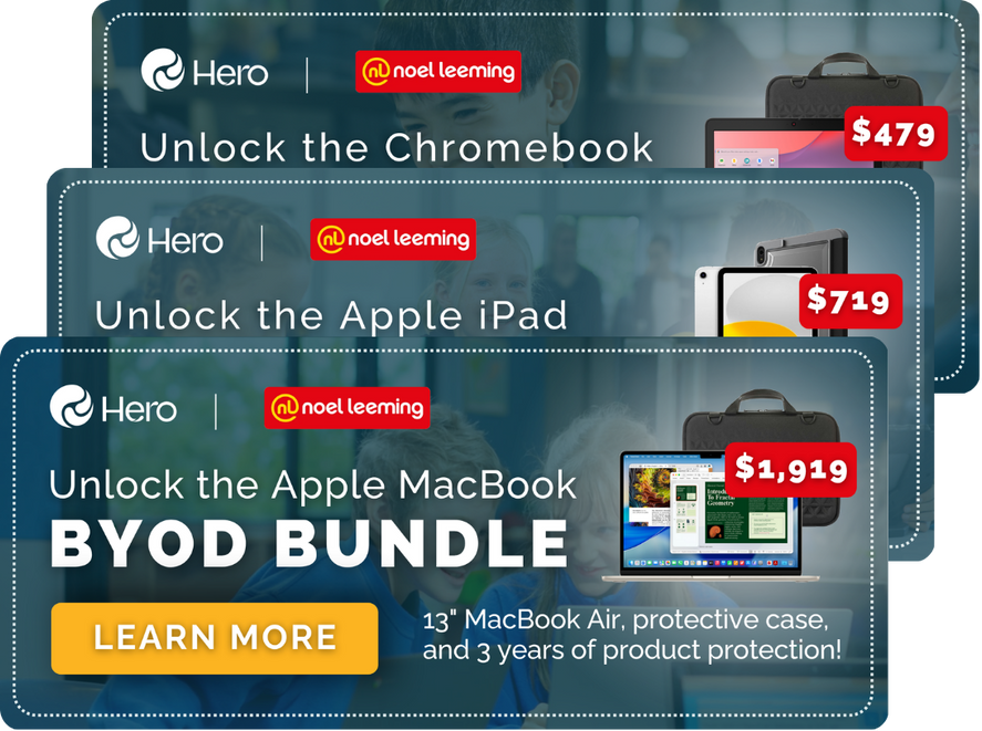 Noel Leeming BYOD Bundles (Apple MacBook, iPad and Chromebook) – Now Live!